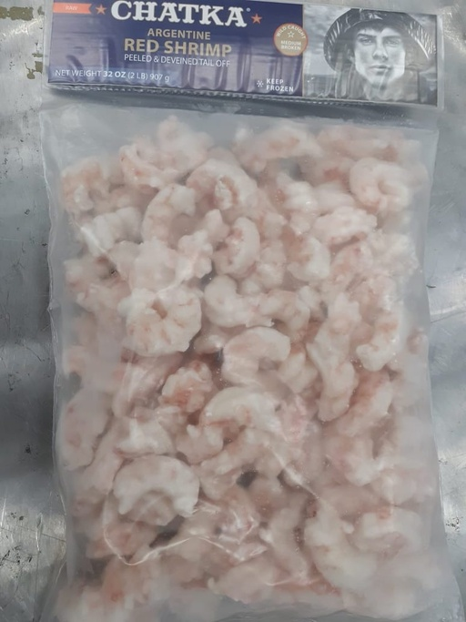 Wild Caught Argentinian Red Shrimp Medium Broken 40 80 Seafood